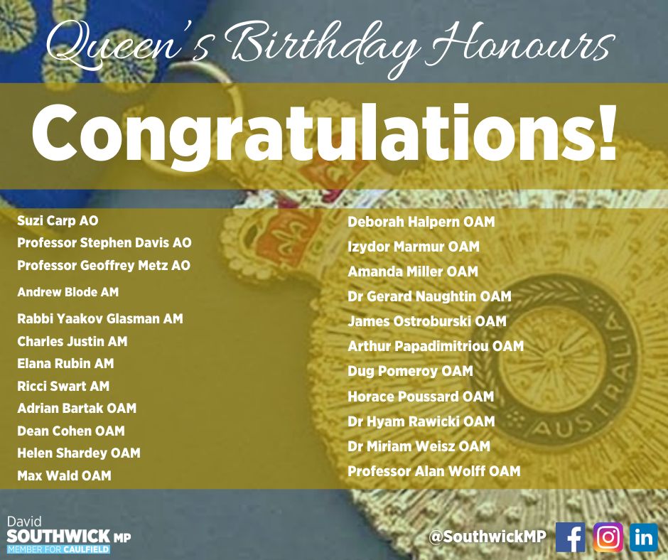 Queen's Birthday Honours 2021